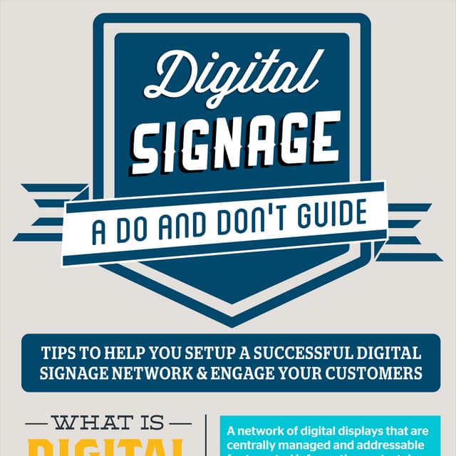 Digital Signage | PDF
