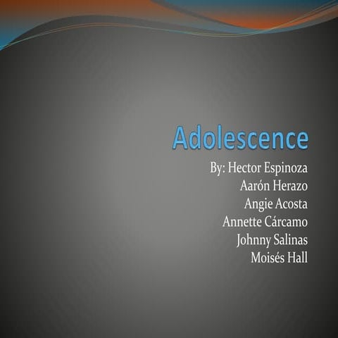 Adolescence | PPTX