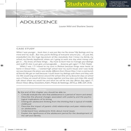 Adolescence | PDF