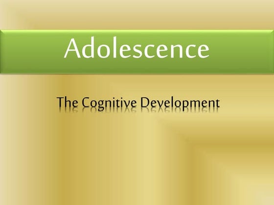 ADOLESCENCE AND ITS PROBLEMS | PPTX