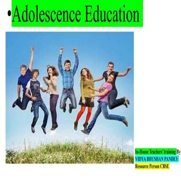 Adolescence Education Program (AEP) | PDF
