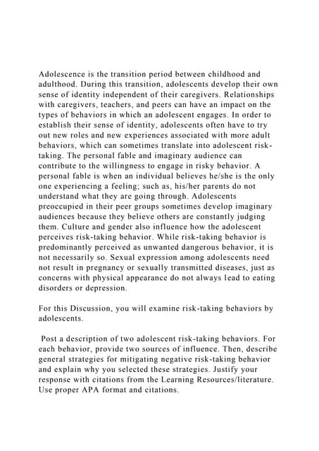 Middle Adolescence | PPT