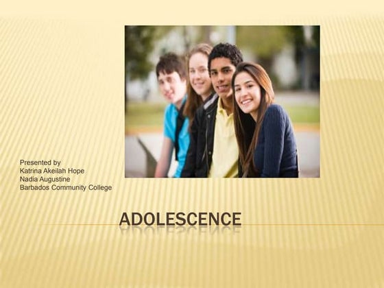 ADOLESCENCE AND ITS PROBLEMS | PPTX