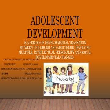 Adolescent development | PPT | Free Download