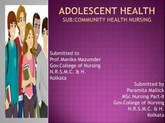 ADOLESCENCE AND ITS PROBLEMS | PPTX