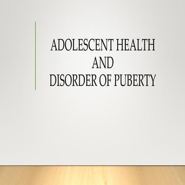 precocious puberty & ,,gynecomastia.pptx