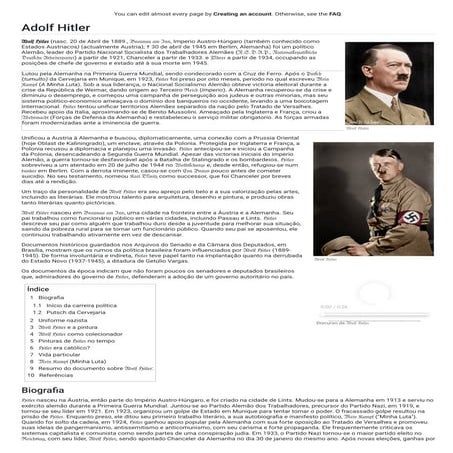 Adolf Hitler História & Biografia.pdf Hitler | PDF
