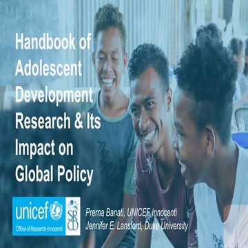 An Overview: Handbook of Adolescent Development Research and it Impact ...