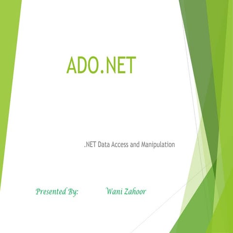 Adonet Tutorial 