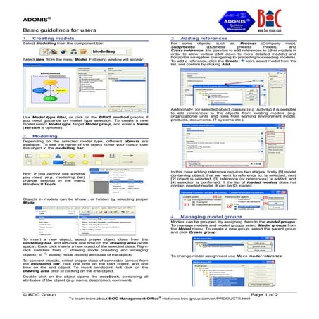Adonis basic guidelines | PDF