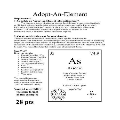 Adopt an element | DOCX