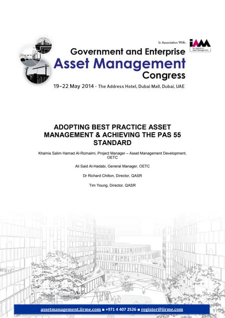 Asset Management Presentation | PPTX