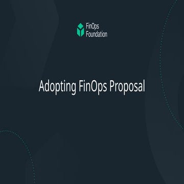 Adopting FinOps (Financial Operations) provides a structured approach ...