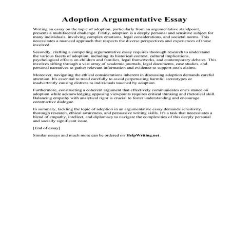 Adoption Argumentative Essay.pdf