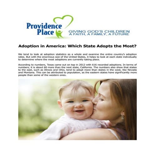 Adoption in america which state adopts the most | PDF