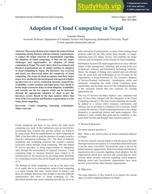 Beyond the Horizon Exploring the Future of Cloud Computing.pptx | Cloud Computing | Internet