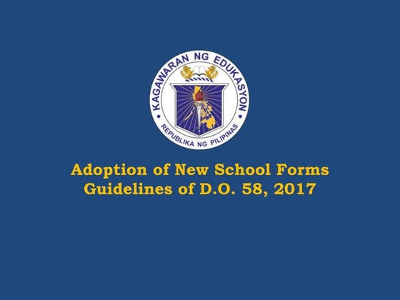 Deped Order No 11, s.2018 "Guidelines on the Preparation and Checking ...