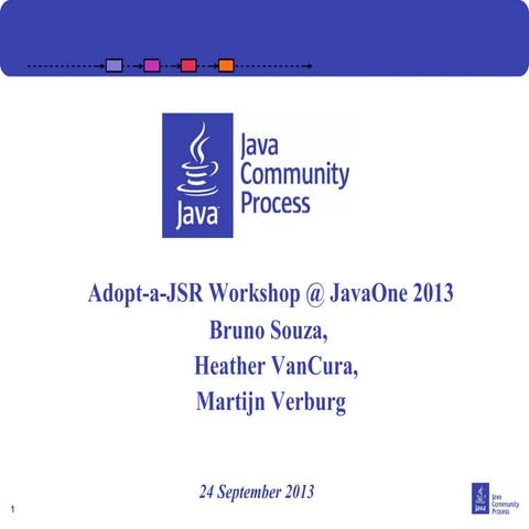 Adopt-JSR-Workshop JavaOne 2013 | PDF
