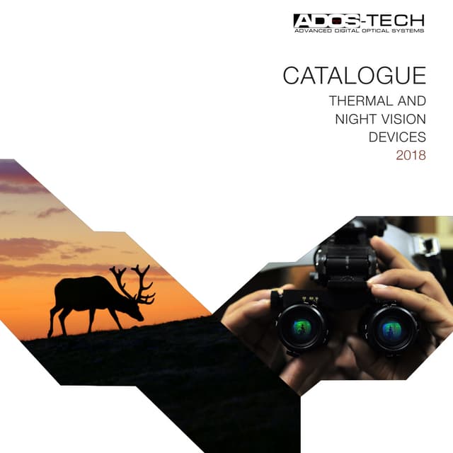 Catalog 2018 | Ados Tech | Optics Trade | PDF