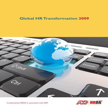 ADP - Global HR transformation 2009 | PDF