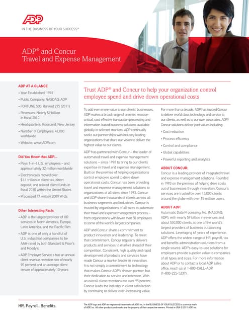 Adp Corporate Overview | PDF