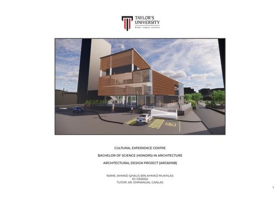 Architecture Design Project Report | PDF