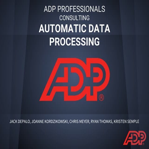 Senior Capping Project: ADP Strategic Plan | PDF