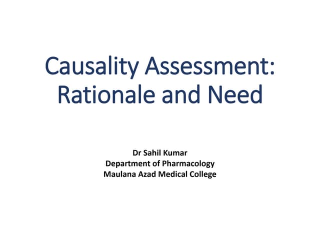 Causality assessment scales | DOCX