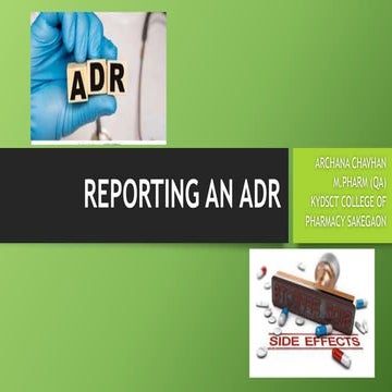ADVERSE DRUG REACTION REPORTING .pptx