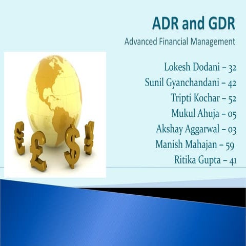 Adr and-gdr | PPT