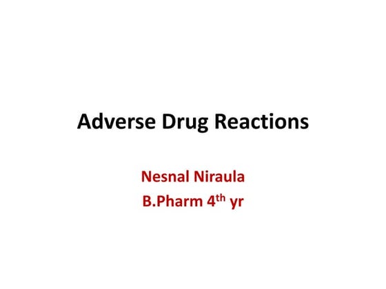 Severity, seriousness, predictability and preventability assessment ...