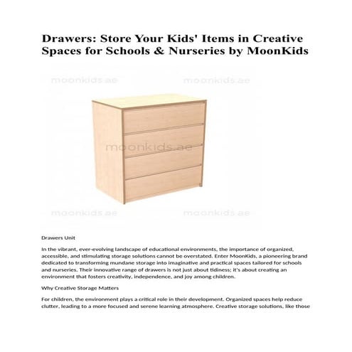 Compact and Practical: The Essential Drawer Unit for Any Space | PDF