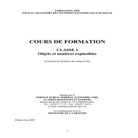 Adr Cat Iii Oct 2007 F | PDF