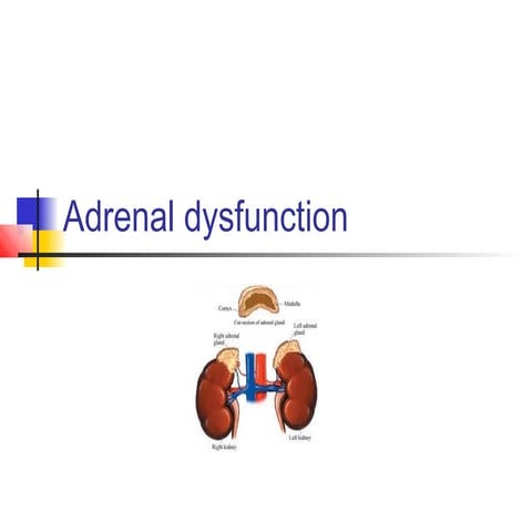 Adrenal dysfunction | PPT