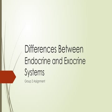 Adrenal Gland ENDOCRINE AND EXOCRINE SYSTEMS | PPTX