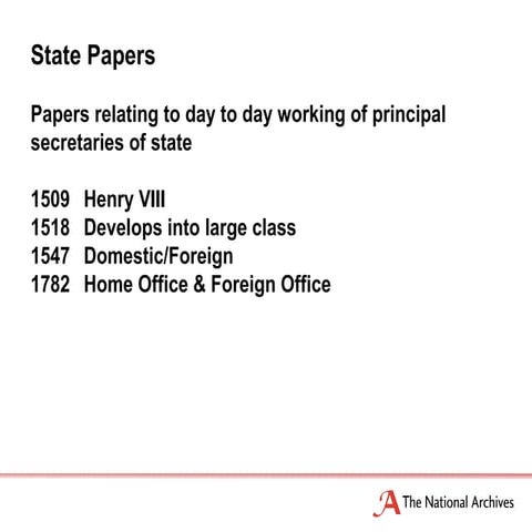 State papers podcast slides – Adrian Ailes | PPT