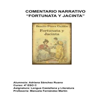 AdrianaSR.pdf comentario de texto fortunata y jacinta | PDF