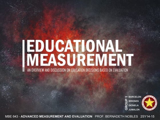Concept of Test, Measurement, Assessment and Evaluation | PPTX