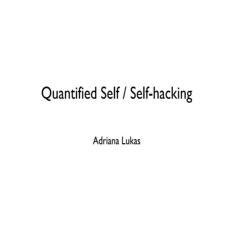 Data Driven Public Services - Adriana Lukas | PPT