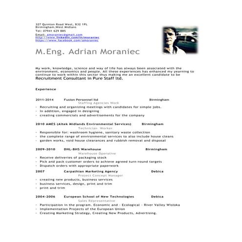 Adrian Moraniec an excellent candidate to be ... | PDF