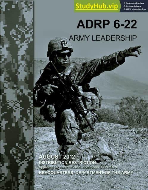 Army Leadership Levels | PDF