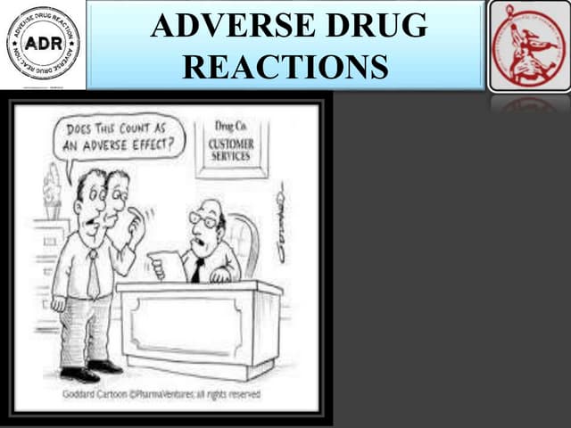 Reporting and Management of Adverse Drug Reaction | PPTX