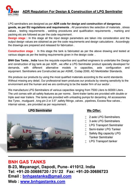 Asme design and construction of lpg storage tank installation | PDF ...