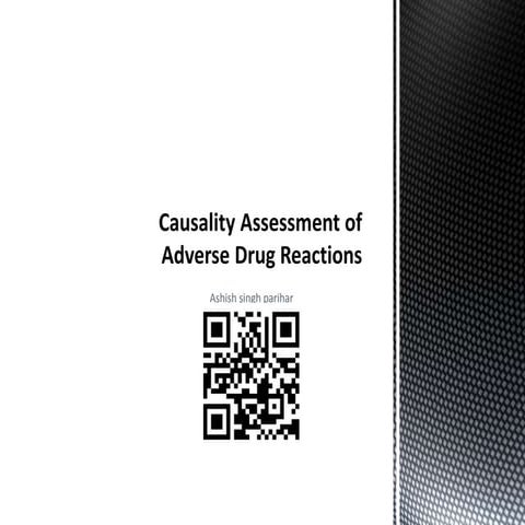 Who causality assessment scale | PPTX