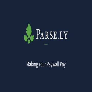 Making Your Paywall Pay | PPT