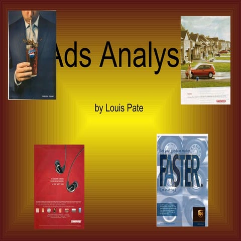 Ads analysis | PPT