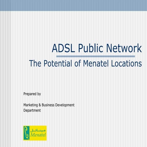 Adsl public network | PPT