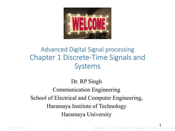 Basic Signals Indian Institute of Technology Delhi | PPT