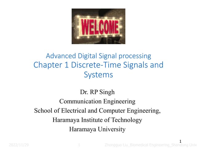 Lecture 4: Classification of system | PDF