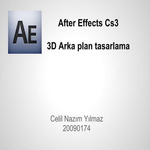 After effects cs3 | PDF